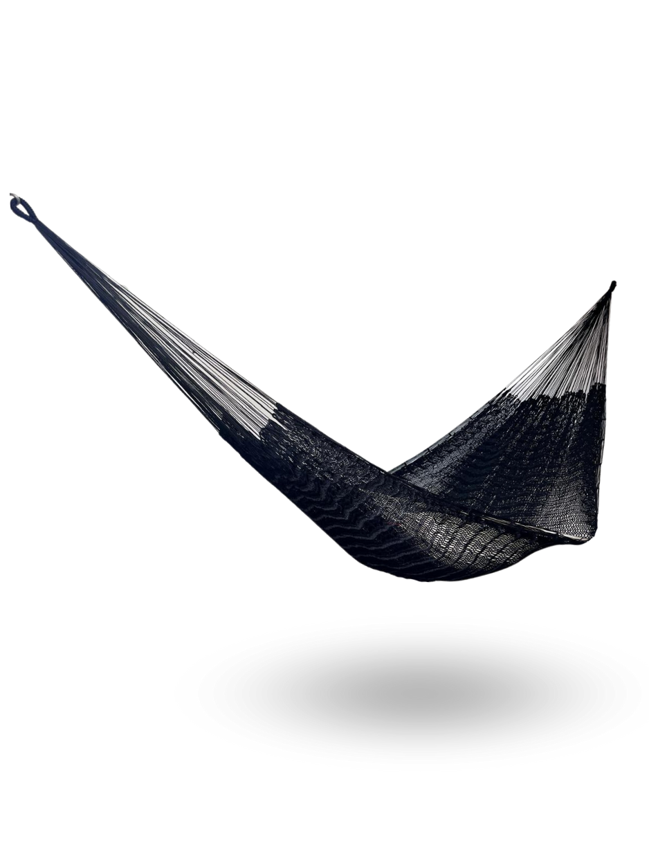 Hamaca Yucateca Beige Artesanal de nylon La Casa de la Hamaca – La Casa ...